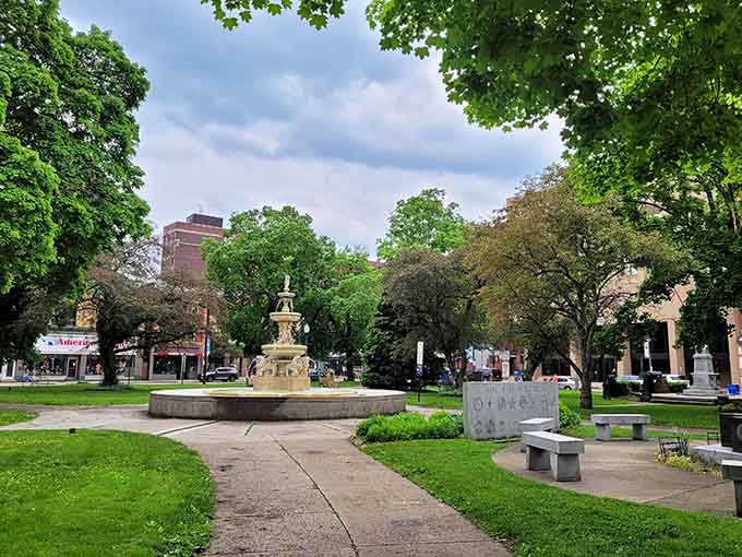 Central Park's fountain has seen generations gather, proving the best meeting spots don't need Wi-Fi or a reservation system.