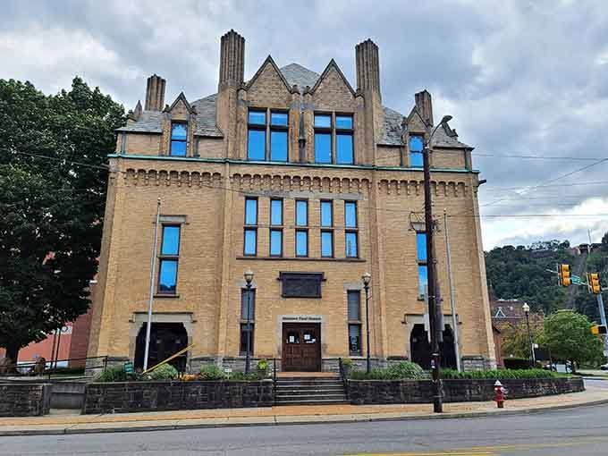 The Cambria County Courthouse looks like it moonlights as a castle when nobody's watching those turrets.