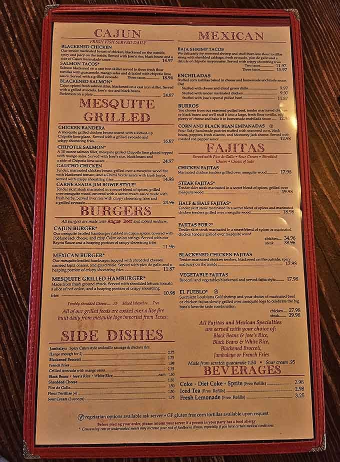 This menu reads like a greatest hits album, and trust me, there are no B-sides here.