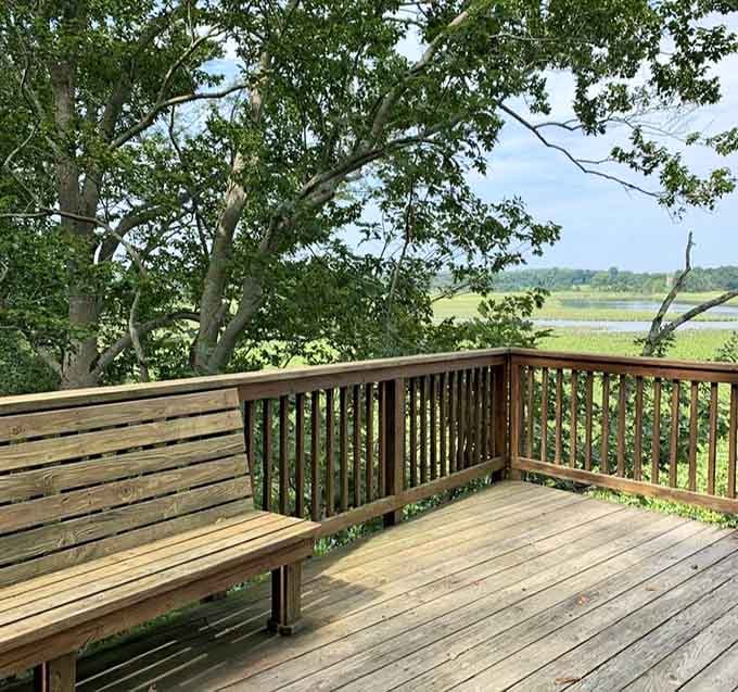 This observation deck offers front-row seats to Mother Nature's greatest performance, no ticket required.