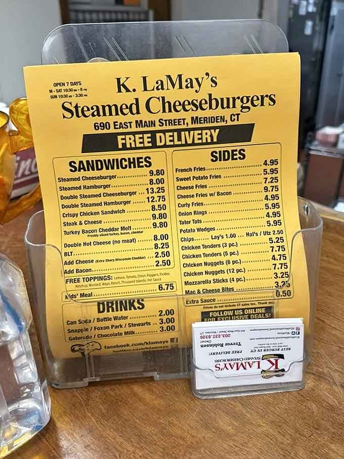 A menu this straightforward is refreshing in an age when restaurants offer everything from sushi to gluten-free quinoa bowls.