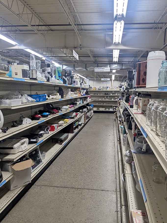 Aisle after aisle of possibilities stretch before you like the yellow brick road, except better because everything's actually for sale.