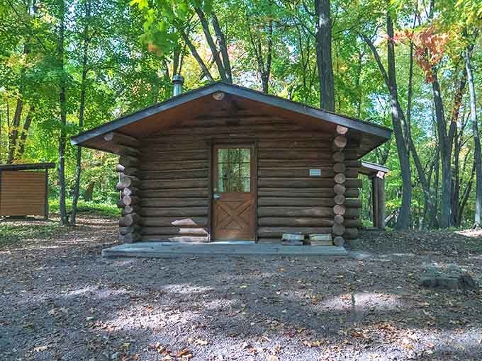 This cozy cabin proves you can rough it without actually having to rough it too much.