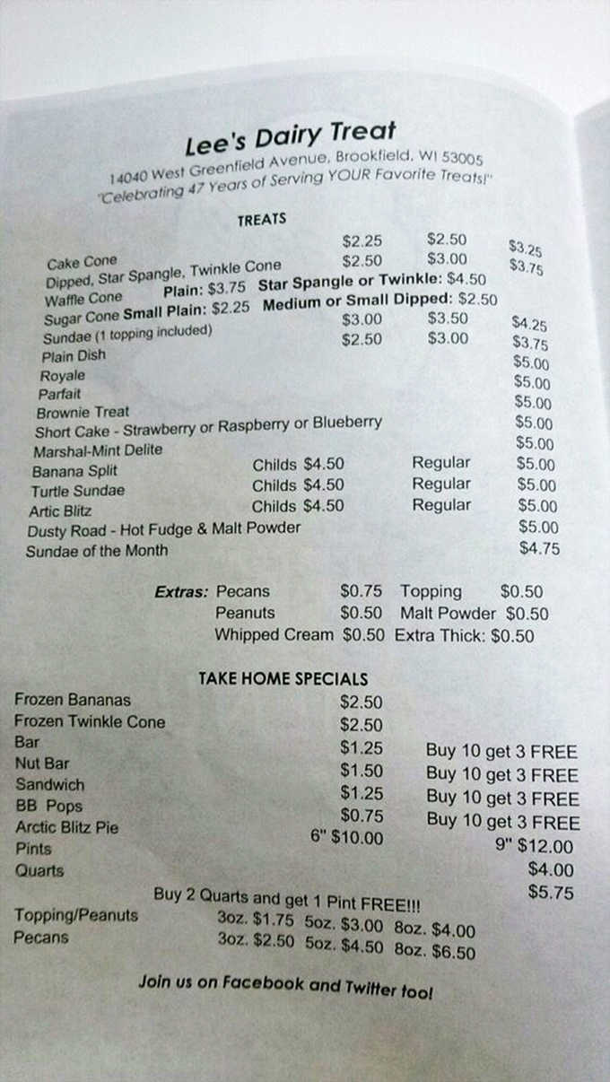 This menu has survived decades without needing a trendy makeover, proving simplicity beats complexity every single time.