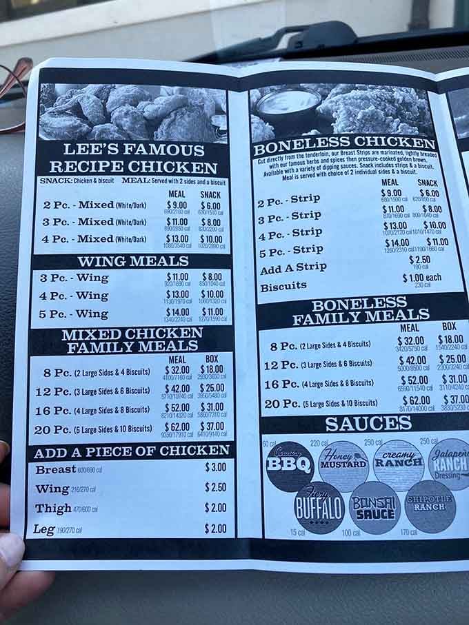 When a menu this straightforward makes you this excited, you know they're doing something right.