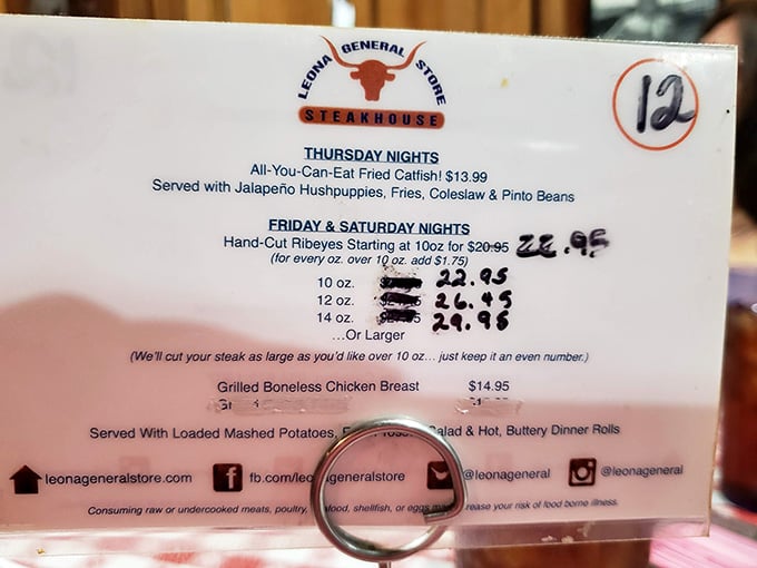 Hand-cut steaks at prices that won't require a second mortgage, now that's what we call Texas hospitality done right.
