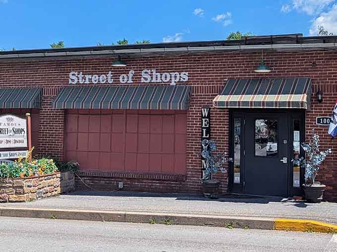 The Street of Shops proves warehouse shopping doesn't require fluorescent lights or existential dread.