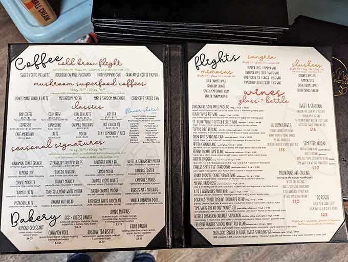 When a menu offers both soup flights and wine flights, you know someone's been paying attention to what people actually want.