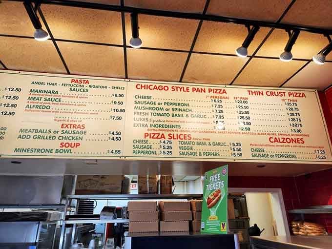 When the menu board looks this good, you know someone's been perfecting these recipes for decades.
