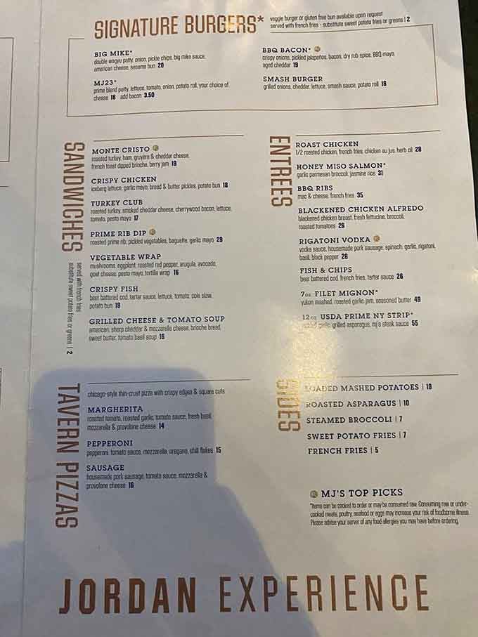 When a sports bar menu reads like a steakhouse crossed with an Asian fusion restaurant, you know something special's happening.