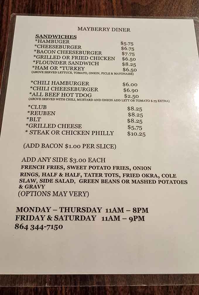 Simple menus are underrated&mdash;sometimes the best decisions in life involve choosing between a cheeseburger and a Reuben.