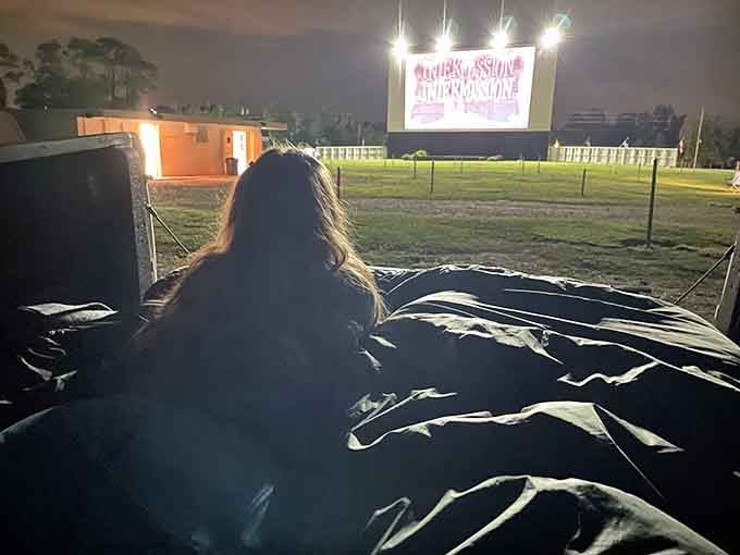 Cozy blankets in the truck bed beat any fancy theater recliner, and you can't change our minds.