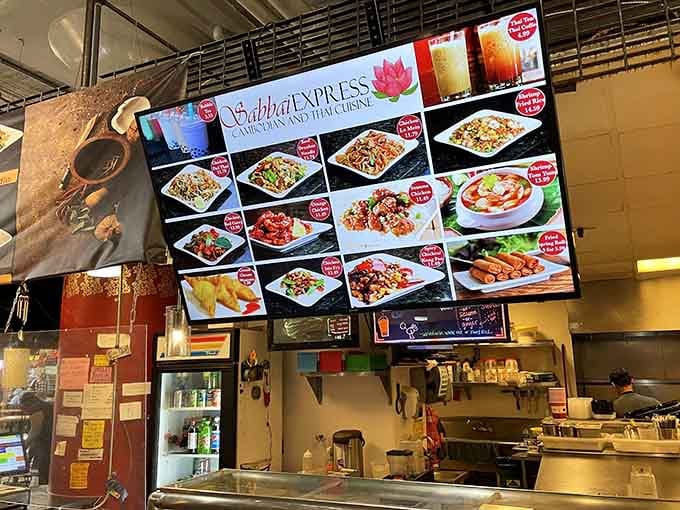 When the menu board needs this many pictures, you know you're in for some serious flavor exploration.