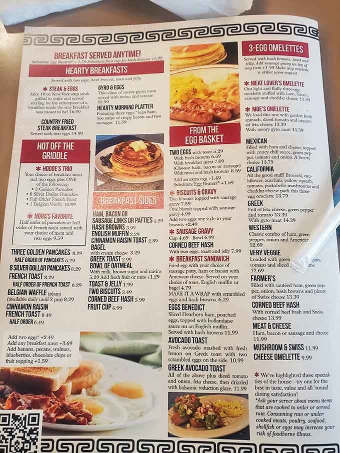 When a menu has this many options, you know someone's been listening to what people actually want.