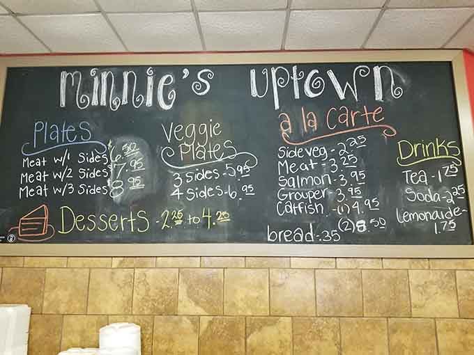 Handwritten menus mean the kitchen's too busy cooking to worry about graphic design, and that's beautiful.