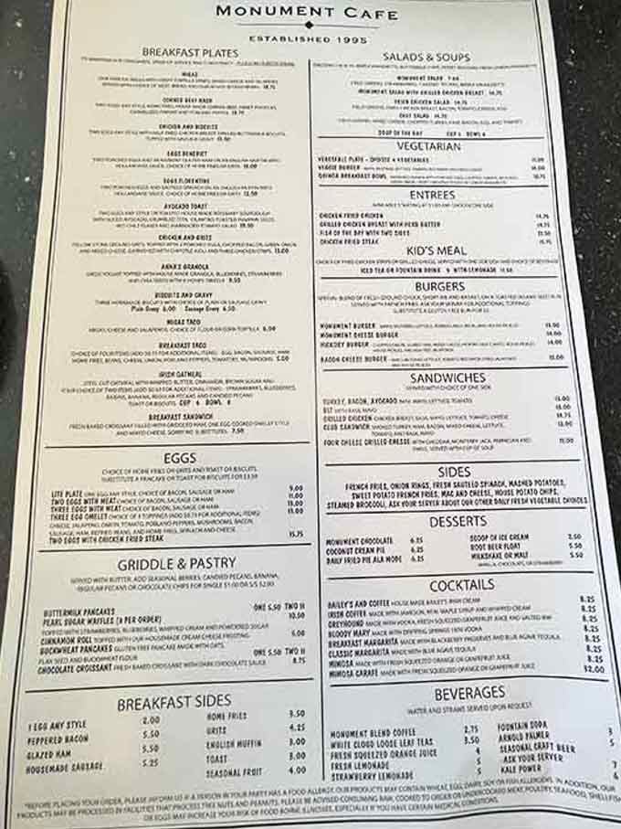 This menu reads like America's greatest hits album, and every track is a certified banger.