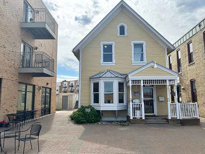 The Douglas House brings Victorian elegance to downtown, where historic architecture survives alongside contemporary development with grace.