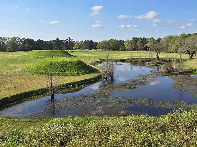 Water and earth in perfect harmony, just as the Mississippian people planned it centuries ago.