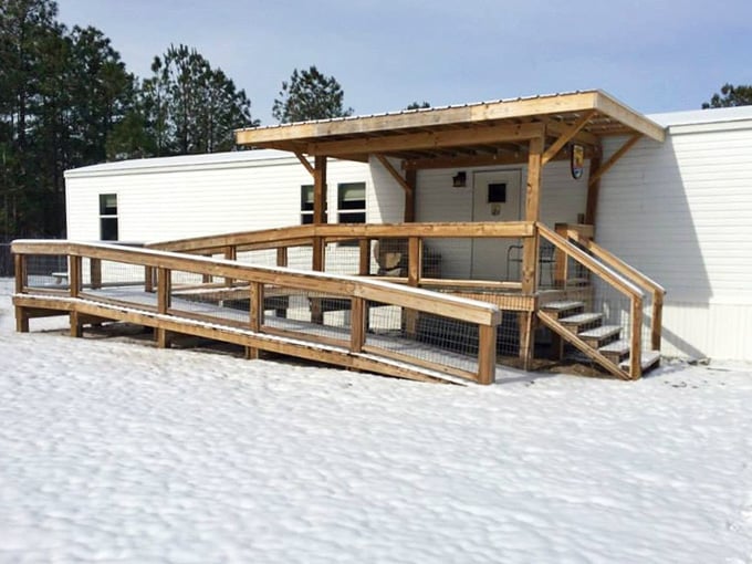 Even the refuge office gets the full accessibility treatment, because everyone deserves to experience this natural wonder.