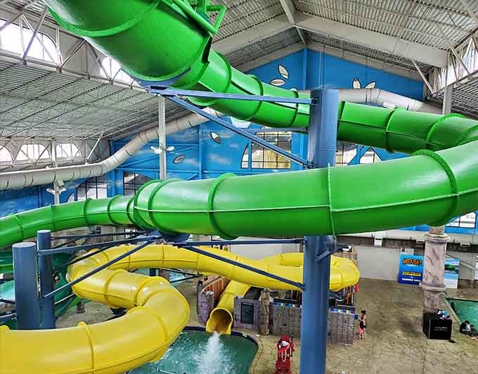 These twisting tubes of joy make you question whether gravity is friend or foe, then decide it's definitely friend.