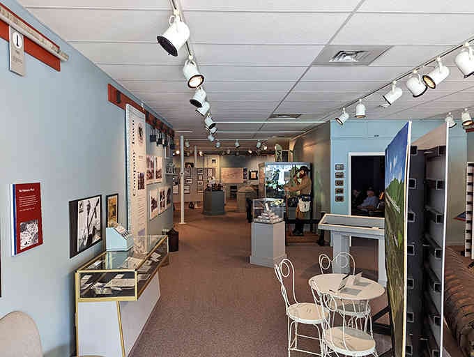 The thoughtfully designed interior proves you don't need cathedral ceilings to showcase the majesty of ancient history.