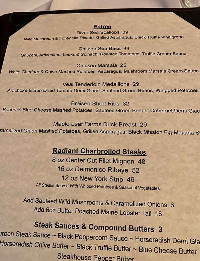 This menu reads like a greatest hits album of fine dining, and trust me, there are no B-sides here.