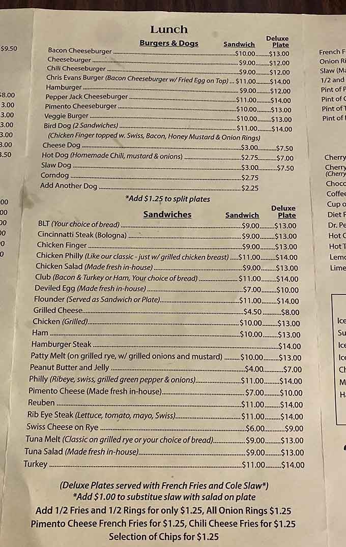 The menu reads like a greatest hits album of American comfort food, no skips, all classics.