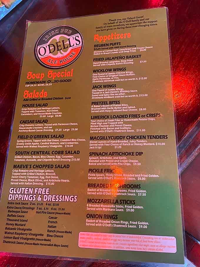This menu reads like a greatest hits album of bar food, except every track is a chart-topper worth ordering.