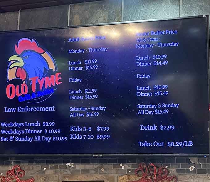 Fair pricing that won't require a second mortgage, plus special rates for seniors and law enforcement officers.