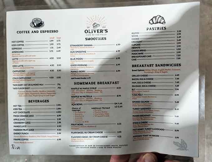 Everything from waffles to smoothies awaits your decision, though choosing might be the hardest part of your visit.