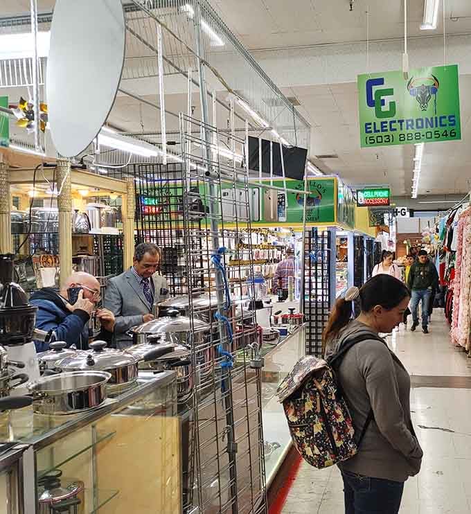 Wide aisles and endless possibilities stretch before you like the yellow brick road, except better because there's actual shopping.