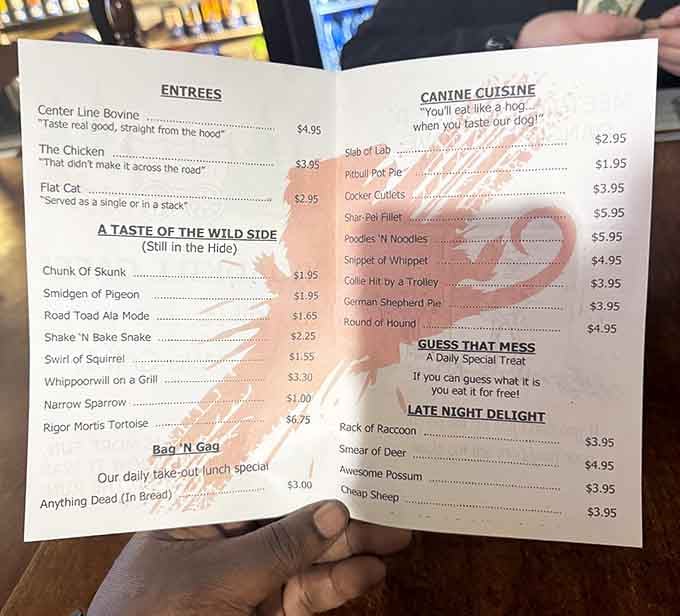 Menu names that'll make you laugh out loud before you even take your first delicious bite.