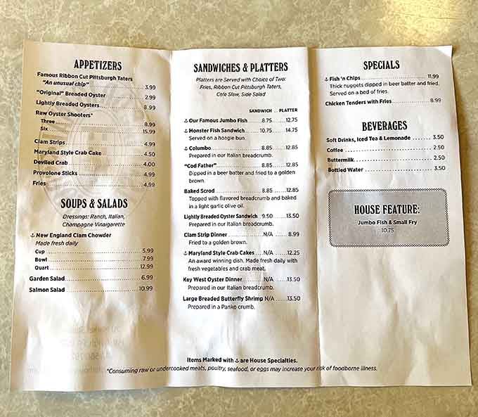 When the menu warns you about size, believe it, this isn't the place for dainty appetites or indecision.