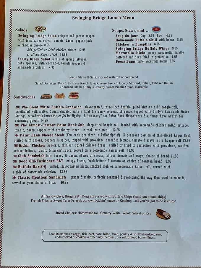 This menu doesn't mess around with portion sizes or flavor, just honest mountain cooking done exceptionally right.