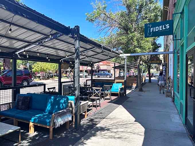 Downtown Palisade knows how to create inviting spaces where lingering becomes an art form worth mastering.