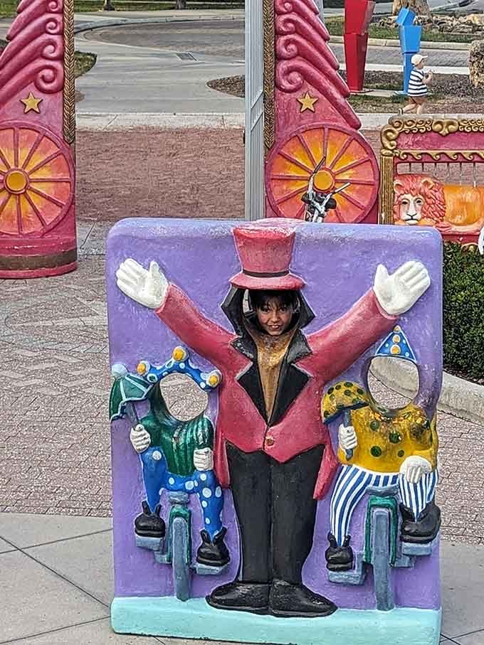 Step right up and become the ringmaster, complete with your very own circus performers ready for their close-up.