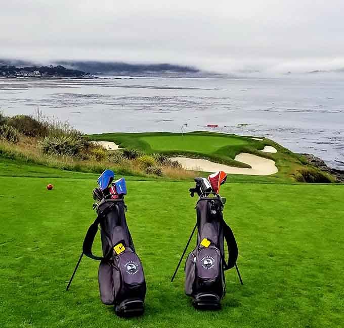 Even your golf bag gets better views here than most people's vacation photos back home.