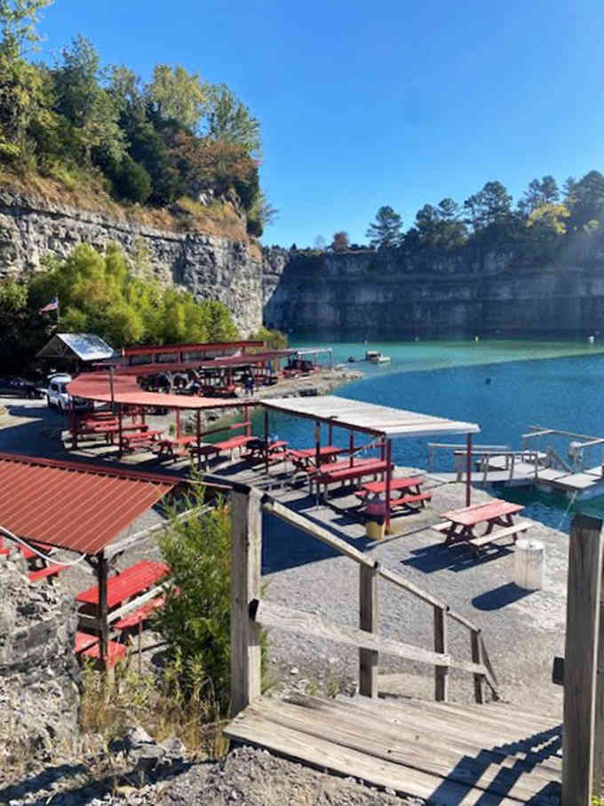 Those covered platforms aren't just for shade, they're your launching pad into an underwater world you never knew existed.