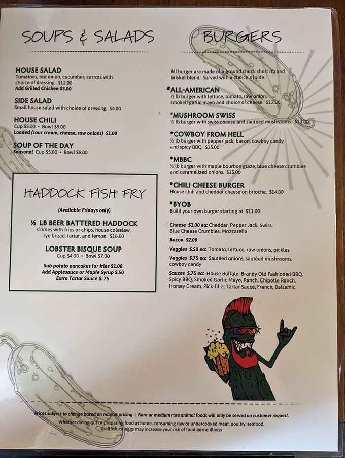 A menu that offers brandy old fashioned BBQ sauce and cowboy candy? Now we're talking Wisconsin creativity.