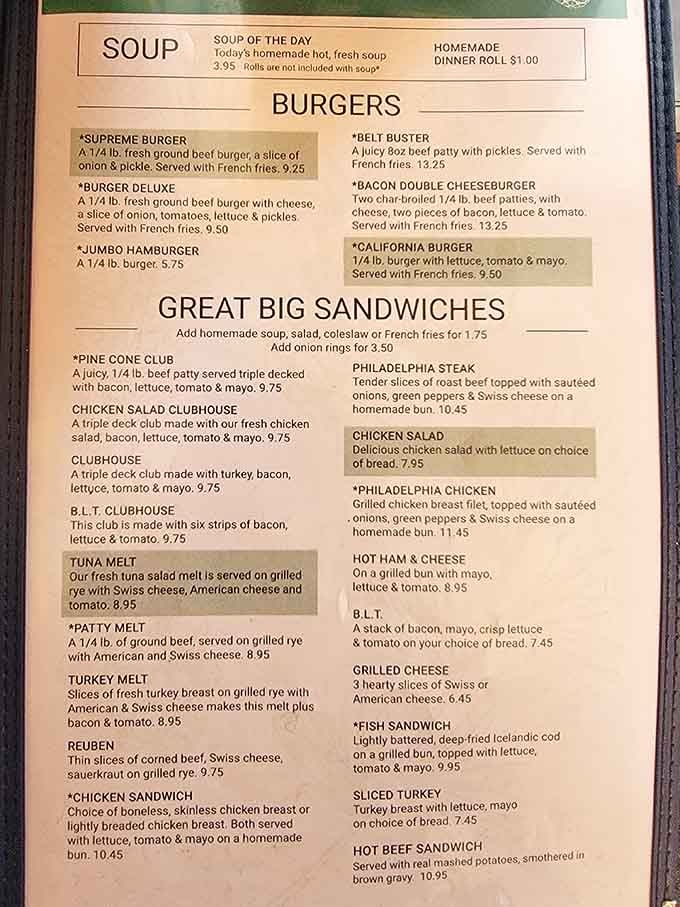 When a menu proudly lists homemade soup and scratch-made everything, you know you've found the real deal, friends.