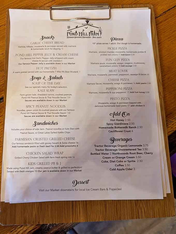 When the menu includes both gourmet pizza and kids' PB&J, you know they've figured out the secret to family harmony.