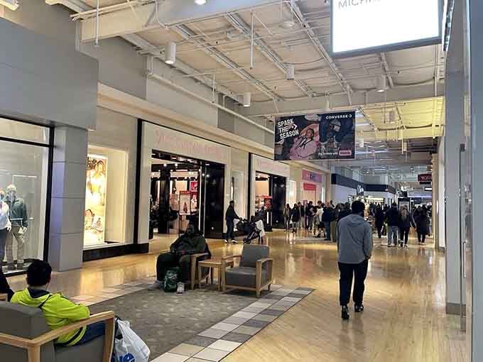 Wide corridors and endless possibilities stretch before you like the yellow brick road, but better stocked.