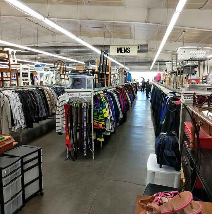 Aisles so organized, you'd think Marie Kondo moonlights here on weekends sparking joy everywhere.