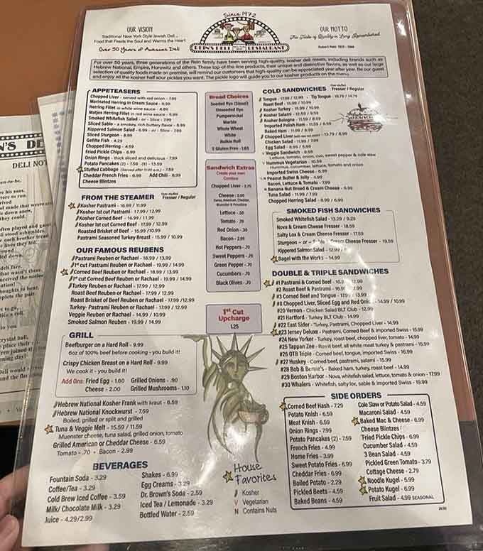 This menu reads like a greatest hits album, except every track is delicious and none will get stuck in your head.