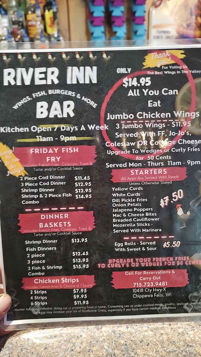All-you-can-eat wings for under fifteen bucks? Your calculator just fainted from the sheer value of it all.