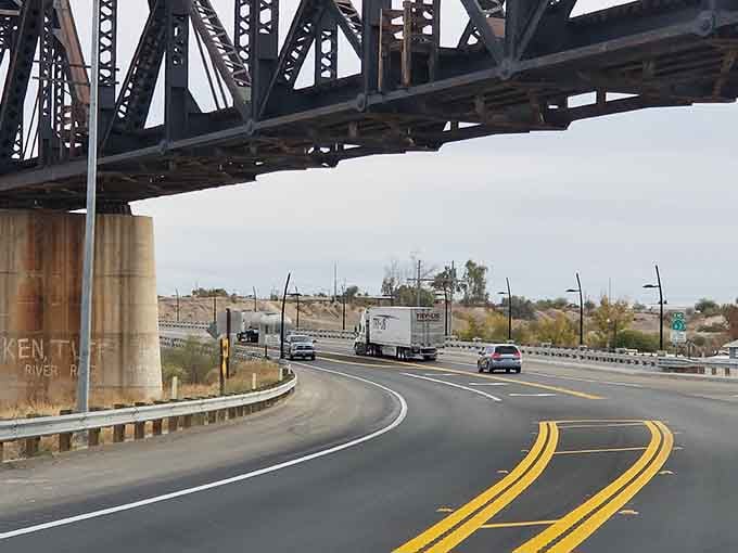 Even the bridge seems to be leaning in for a better view of this hidden gem.