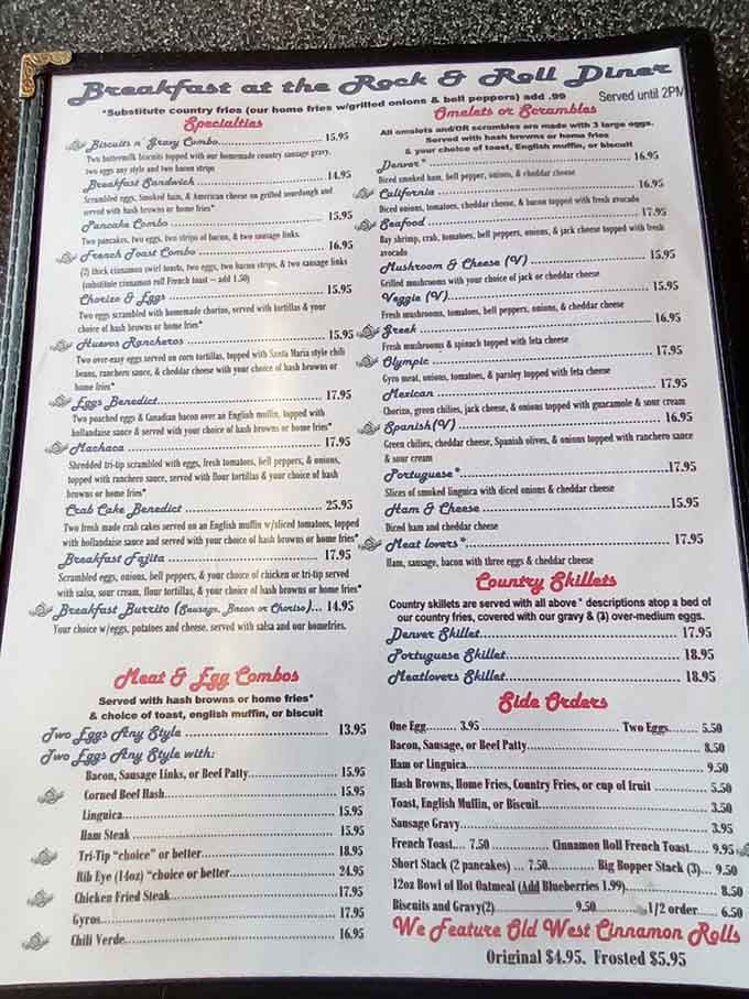 From biscuits and gravy to Portuguese skillets, this menu reads like a greatest hits album of comfort food.