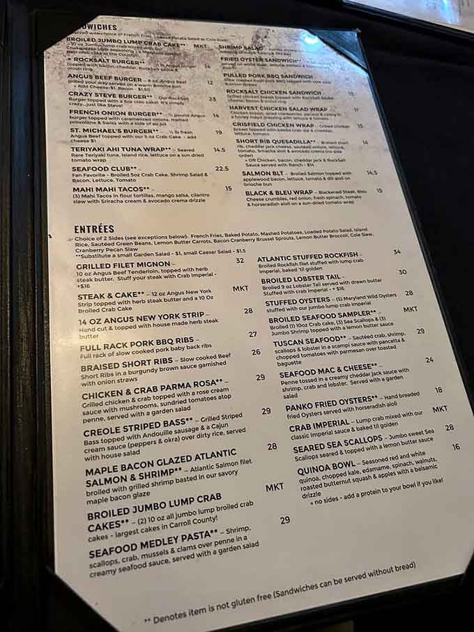 When a menu makes you want to order everything twice, you know you're in trouble.