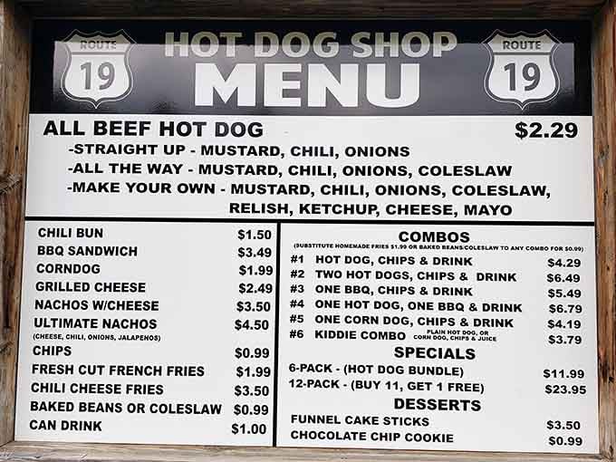 When you can see every menu item without needing a magnifying glass, you know you're in good hands.