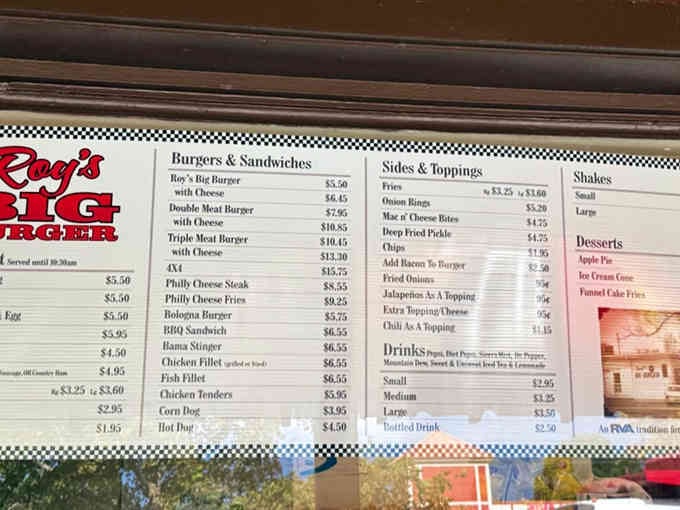 A menu board proving you don't need 47 options when you've perfected the classics that actually matter.
